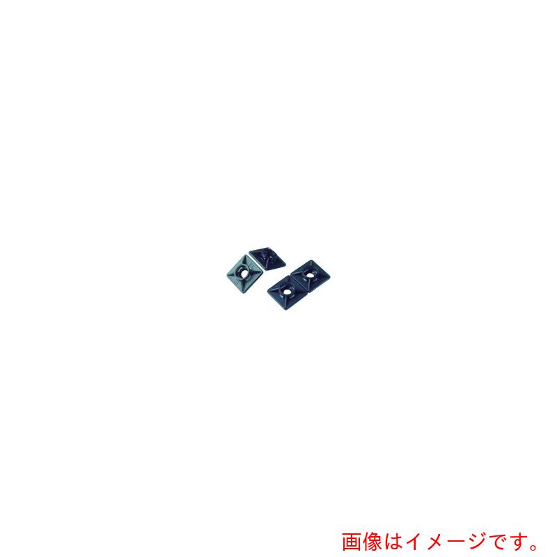特長 ●ケーブルタイを固定し、電線、ケーブルをまとめることができます。 用途 ●ケーブルタイの固定。 仕様 ●色：白 ●縦(mm)：19 ●横(mm)：19 ●使用結束バンド幅(mm)：〜4 ●固定方法：粘着テープ ●最大結束径(mm)：使...