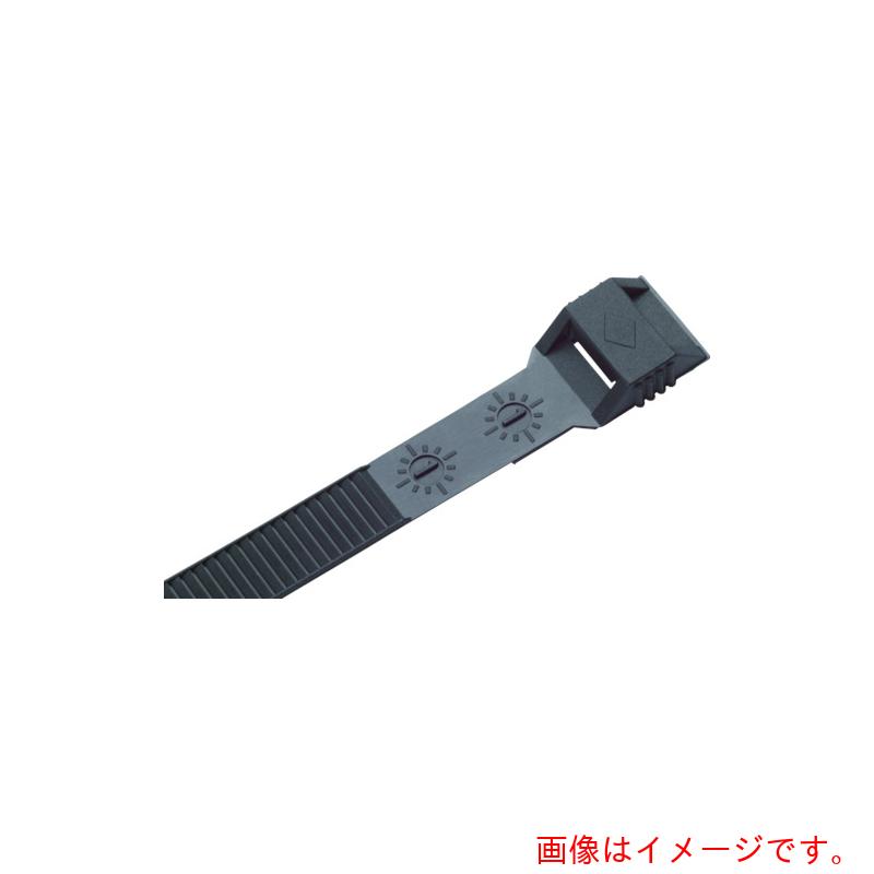 特長 ●在庫限りの特別価格提供品です。 ●カラータイプの高品質ケーブルタイです。 用途 ●電線ケーブルの固定や結束に。 仕様 ●色：黒 ●幅(mm)：6 ●長さ(mm)：360 ●厚さ(mm)：2 ●最大結束径(mm)：93 ●引張強度(N...