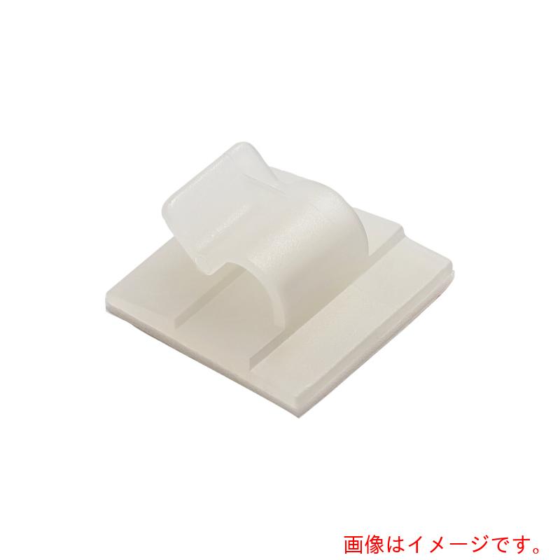 特長 ●ケーブル、電線を固定しをまとめることができます。 用途 ●ケーブルの固定。 仕様 ●色：白 ●固定方法：粘着テープ ●最大結束径(mm)：10 ●結束可能径(mm)：10 ●寸法(mm)B：11.8 ●A(mm)：25 ●C(mm)...