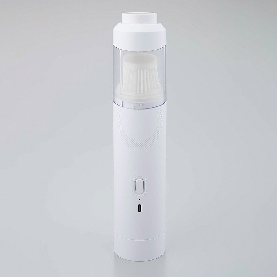 ●気になったときにすぐに使えるハンディータイプ！ ●コードレスなので手軽にお掃除。 ●コンパクトで軽量なのに、パワフルにゴミを吸引します。 ●手を汚さずにゴミを捨てることができます。 ●シーンに合わせてノズルの付け替え可能 （1）車内のシー...