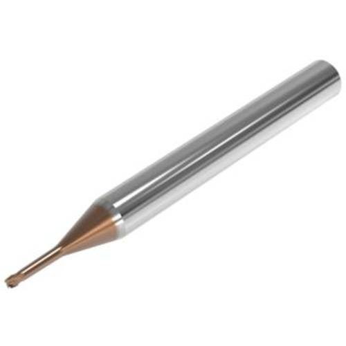 特長 ●高硬度材用のHXTコーティングを施したマイクロエンドミルです。 仕様 ●機能長さLF(mm)：40.0 ●シャンク径DCON(mm)：4.0 ●シャンク径(mm)：4.0 ●先端径(mm)：1.0 ●全長(mm)：40.0 ●APM...