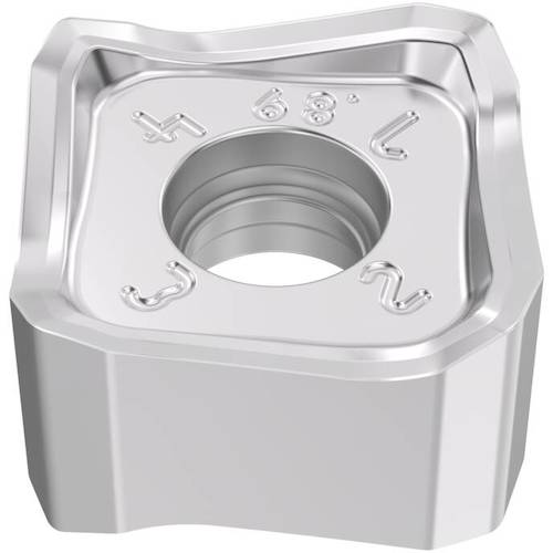 特長 ●両面8コーナー仕様、ダブルクワトロミル用フェイスミルインサートです。 仕様 ●BS(mm)：1.5 ●IC(mm)：14.0 ●LE(mm)：10.7 ●RE(mm)：1.0 ●S(mm)：6.59 ●SECO　SNMX14…インサ...