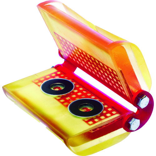 特長 ●ウレタン製のコーナーパッドがシャープエッジからベルトスリングの破断を防止します。 ●マグネットが付随しており、コーナーに簡単に装着可能です。 用途 ●金型・工業用品運搬に。 仕様 ●適合ベルト幅(mm)：30 ●ベルト(mm)幅：3...