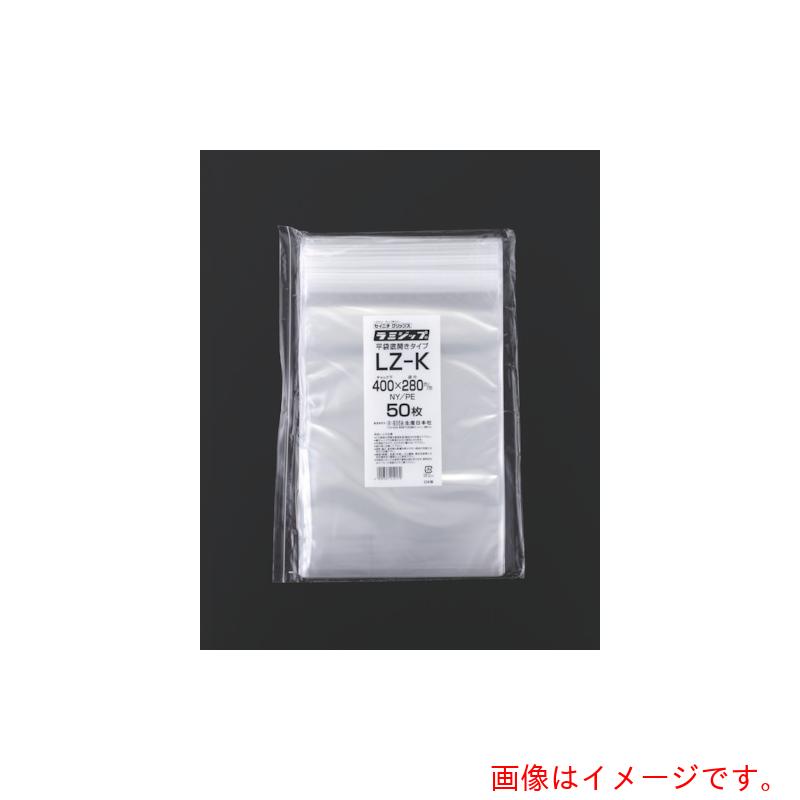 特長 ●「ラミジップ」ナイロンタイプの底開き平袋です。透明で強度があり、低温にも強い袋です。 用途 ●薬品や食品等の顆粒や粉末用に。 仕様 ●縦(mm)：400 ●横(mm)：280 ●底開き(底から充填するタイプ)、天シール ●サイド6m...