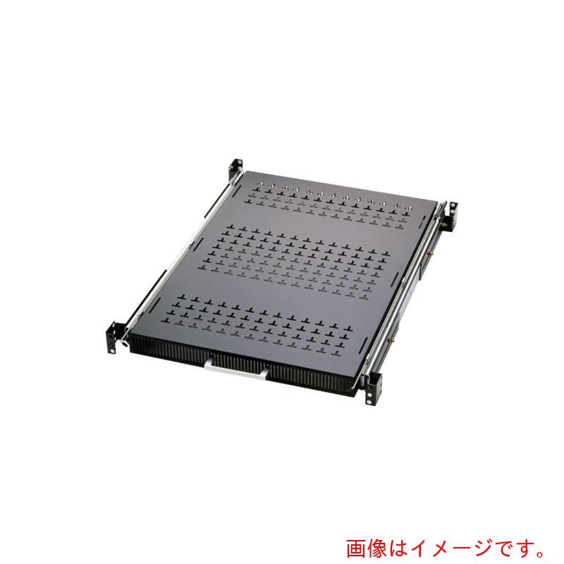 特長 ●T型の穴または四角穴を利用すれば、機器固定ベルト（別売）による簡易固定が可能です。 用途 ●サーバーラック用スライドレール棚 仕様 ●間口(mm)：409 ●奥行(mm)：400 ●高さ(mm)：43.7 ●色：ブラック ●10物質...