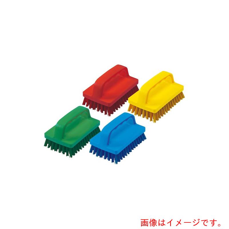 特長 ●力が入りやすい形状のハンドブラシです。 ●金属検出器対応です。 仕様 ●色：青 ●耐熱温度(℃)：120 ●線径(mm)：0.6 ●長さ(mm)：150 ●幅(mm)：100 ●高さ(mm)：90 ●HACCP対応清掃用品 質量・質...