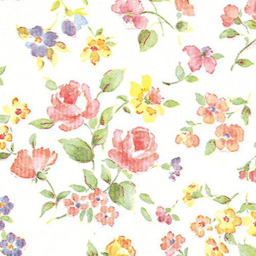 特長 ●ピンクや黄色の花が散りばめられたロマンティックな雰囲気の包装紙です。 仕様 ●757×530mm 材質 ●上質紙60g 質量・質量単位 ●2560.0g 【メーカー名】（株）シモジマ 【メーカー品番】002323500