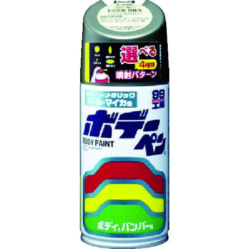 特長 ●車の焼付塗装に迫る性能を持つ、ストレートアクリル樹脂塗料です。 ●バレー式ボタン採用で、楽にキレイにスプレーできます。 ●ワイド＆スポットとタテ＆ヨコの4パターンスプレー機能により、大小様々な補修に便利です。 用途 ●自動車ボディー...