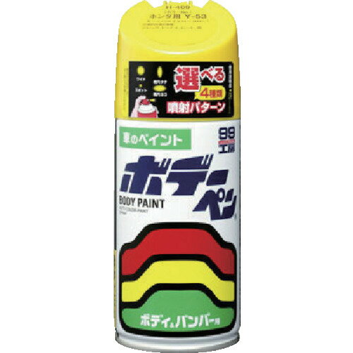 特長 ●車の焼付塗装に迫る性能を持つ、ストレートアクリル樹脂塗料です。 ●バレー式ボタン採用で、楽にキレイにスプレーできます。 ●ワイド＆スポットとタテ＆ヨコの4パターンスプレー機能により、大小様々な補修に便利です。 用途 ●自動車ボディー...