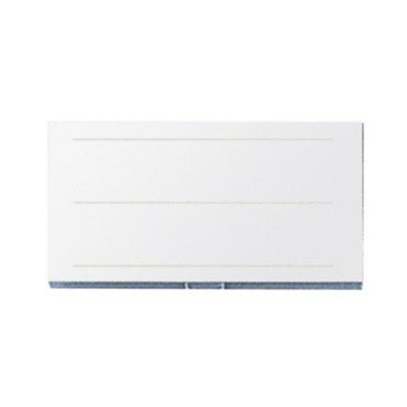 ●作業のジャマにならない小さめサイズのU型タイプ名札です! ●環境にやさしい再生ポリスチレン製です。 ●主な材料： 表示面:PS ●サイズ： 中紙:50×25mm 【メーカー名】(株)ソニック 【メーカー品番】NF-1