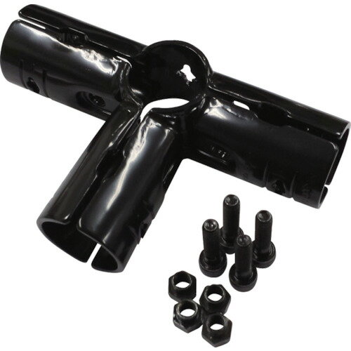 特長 ●ジョイント貫通部に十字穴を付けてあり、組み立て時の位置決めが簡単です。 ●固定用にビス・リベット止め穴が付いており、組み立て時の作業性をアップします。 ●十字穴には巻き尺の爪をかけることができ、長さを容易に計測できます。 仕様 ●タ...