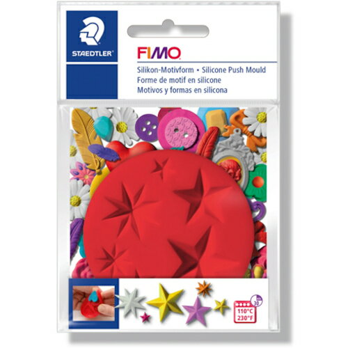 特長 ●オーブンでそのまま焼くことができる、シリコン製のフィモ用形成型(スター)です。 仕様 ●形状：スター ●サイズ(mm)：70×70×9 材質 ●シリコーン 質量・質量単位 ●36.6g 注意事項 ●取り寄せ品につき発注後のキャンセル...