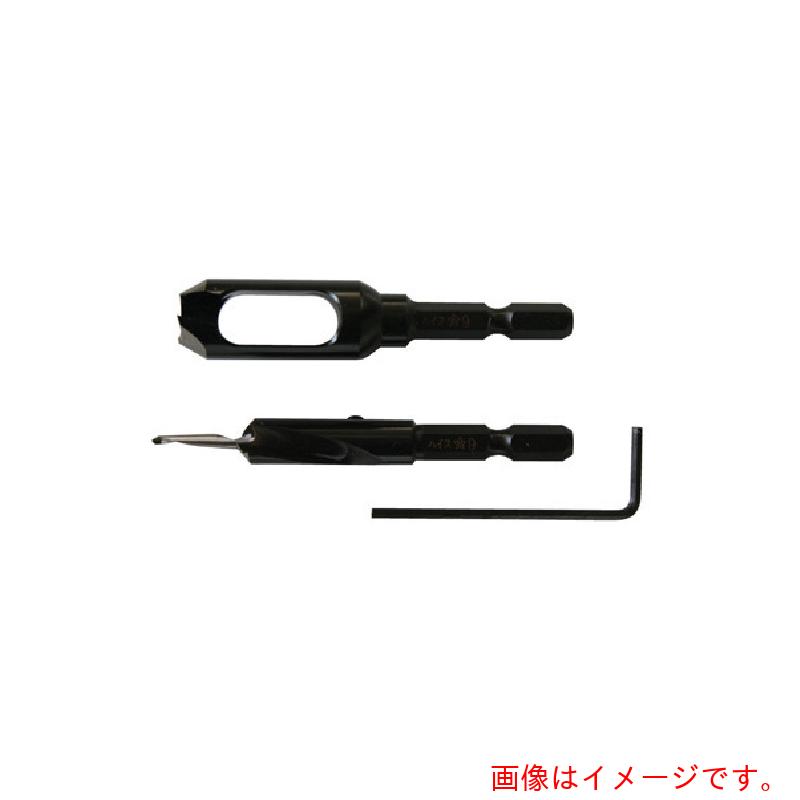 特長 ●皿ビスの下穴あけと皿取、ダボ（木栓）穴と下穴あけが同時に行える皿取錐と共木でダボ（木栓）を作る埋木錐のセットです。 用途 ●一般木材、堅木への穴あけに。 ●皿ビスの下穴あけと皿取加工に。 ●ダボ穴（埋め込み穴）と下穴あけに。 ●ダボ...