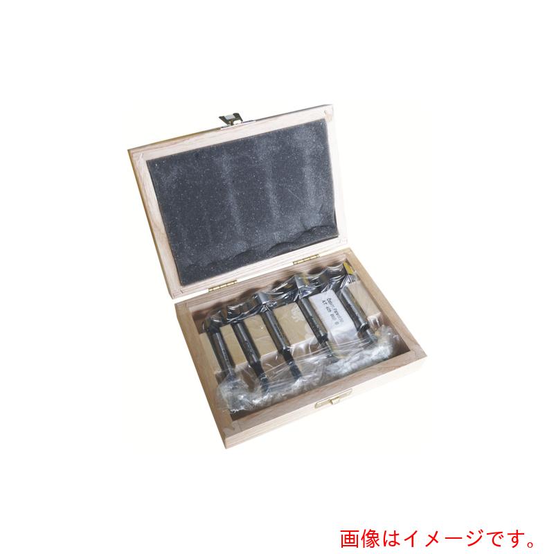 特長 ●円周上の波状刃形で軽い力でスムーズに穴あけが可能です。 ●主要サイズ15mm・20mm・25mm・30mm・35mmが1本ずつ入ったセットです。 ●竹のフシもスパッと綺麗に穴あけが可能です。 用途 ●一般木材、竹への穴あけに。 ●貫...