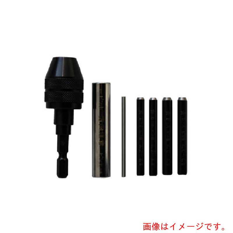 特長 ●折れ込んだビスを抜くことができます。 ●抜き穴の損傷も少ないので再度同じ個所にビス打ちが可能です。 ●専用ピンは数回使用可能です。 用途 ●一般木材でのビス抜きに。 ●折れこんだビスの抜き取りに。 仕様 ●シャンク形状：六角軸 ●シ...