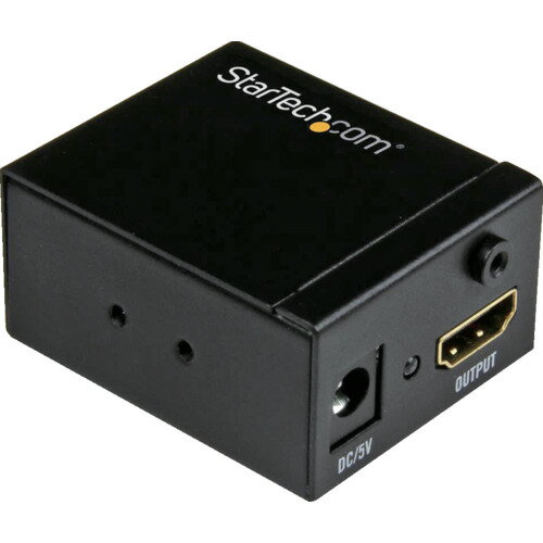 特長 ●HDMIデバイス間に配置してHDMI信号を増幅します。 ●ビデオ入力側で25m、ビデオ出力側で10mの距離に対応しています。 ●取付金具が製品に付属しています。 ●カテゴリ5/6配線インフラは不要です。 ●10段階レベルのイコライザ...