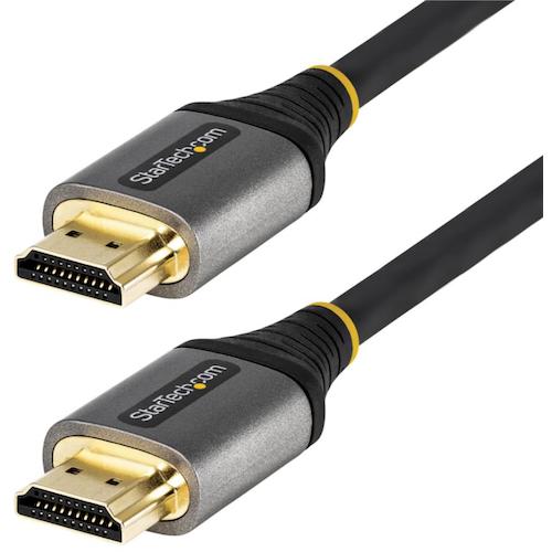 特長 ●イーサネット対応のHDMI 2.0プレミアム認証ケーブルです。 ●耐久性に優れたTPE被覆材を使用しています。 ●柔軟なストレインリリーフで頻繁な折り曲げによる損傷を防止します。 ●優れたEMI保護機能で信号の完全性を保持します。 ...