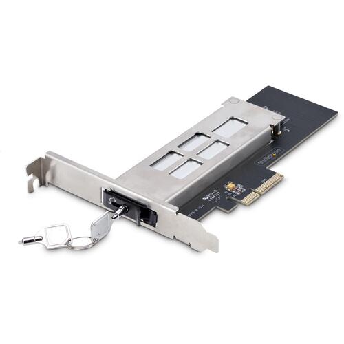 仕様 ●コネクタ形状：ホストコネクタ：PCI Express x4、ドライブコネクタ：M.2（NVMe、M-Key、PCIe x4） ●M.2 NVMe SSD用リムーバブルドライブベイです。 ●PCIe x4/x8/x16拡張スロットを使...