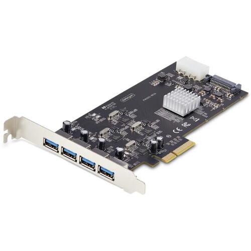 特長 ●4ポートUSB-A増設PCI Express拡張カードです。 ●PCI Express 2.0 x4スロットに装着し、デスクトップPCやサーバーに4口のUSBポートを増設します。 ●各ポートには最大5Gbpsの転送速度に対応する専用...