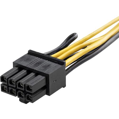 特長 ●標準型6ピン PCI Express電源を8ピン変換します。 ●最新ビデオカード用に電源をアップグレードするコストを回避できます。 ●コネクタA：PCI Express 電源（v 1.x）(6ピン) ●コネクタB：PCI Expre...