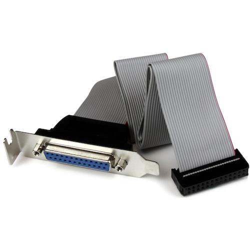 特長 ●ロープロファイルコンピューターの背面にパラレルポートを追加します。 ●ライフタイム保証がついています。 仕様 ●ケーブル長(m)：0.4 ●コネクタA：DB25（D-Sub、25ピン） ●コネクタB：IDC（マザーボードヘッダー、2...