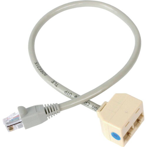 特長 ●1x RJ45（オス）- 2x RJ45（メス）接続の二股アダプターです。 ●Cat5/Cat5eケーブル1本で、2つの10/100 イーサネット信号を送信できます。 ●ライフタイム保証がついています。 仕様 ●プラグタイプ：RJ-...