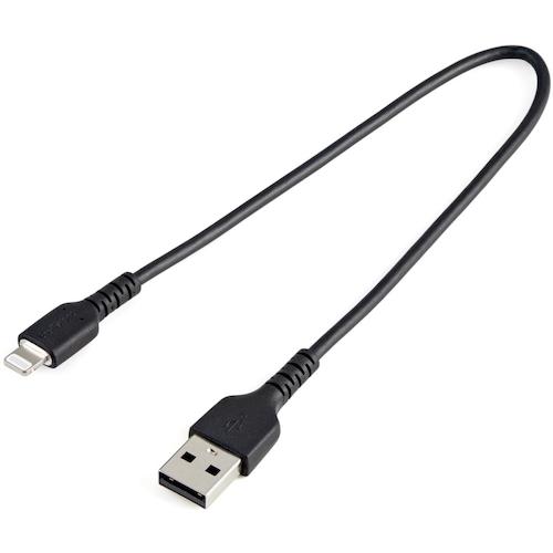 特長 ●頑丈で引っ張りに強いアラミド繊維を使用しています。 ●USB-A充電ポートからLightningデバイスを充電します。 ●ケーブル芯を保護するTPE被覆材を使用しています。 ●Apple MFi認証を取得しています。 仕様 ●コネク...