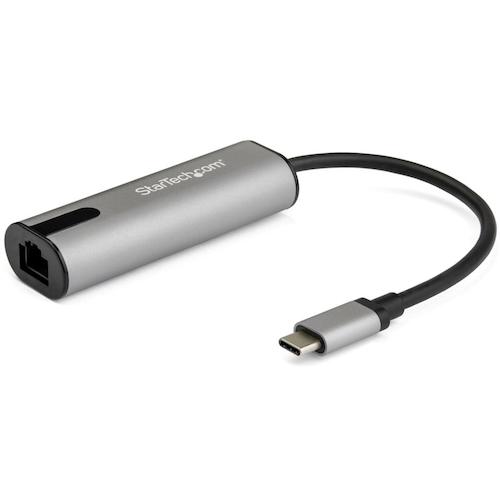 特長 ●USB-Cポートを使用し、パソコンに有線LAN接続機能を追加します。 ●Thunderbolt 3 ポートと互換です。 ●カテゴリ6a・光ケーブルを使用せずに2.5Gの速度を実現します。 ●コンテンツクリエーターなどのパワーユーザー...