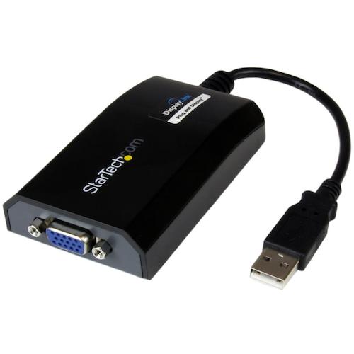 特長 ●外付けグラフィックカードとして機能するUSB-VGAアダプターです。 ●24ー26インチ以下の画面での使用に適しています。 ●USBバスパワーで動作し、外付け電源アダプタ不要です。 ●DisplayLink DL-195チップを使用...