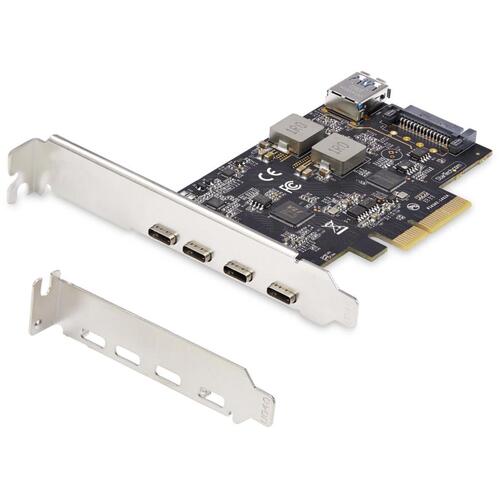 特長 ●5ポートUSB増設PCI Expressカードです。 ●外部4口のUSB Type-Cポート（10Gbps対応）と内部1口のUSB Type-Aポートを増設します。 ●ASM3142コントローラーを搭載し、5つのポートすべてで最大1...