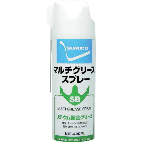 特長 ●リチウムコンプレックスグリスに有機モリブデン化合物を配合した高性能グリススプレーです。 ●一般的なリチウムグリスに比べ、耐熱性が高く、油の保持性がよく、せん断に強い特徴があります。 ●優れた潤滑性と防錆性があります。 ●使いやすい可...