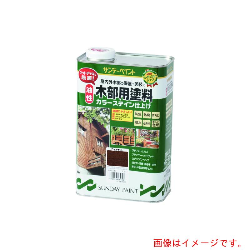 仕様 ●容量(L)：1.6 ●色：ライトオーク ●油性木部用塗料カラーステイン　ライトオーク　1600M 質量・質量単位 ●1564.0g 【メーカー名】サンデーペイント（株） 【メーカー品番】264797