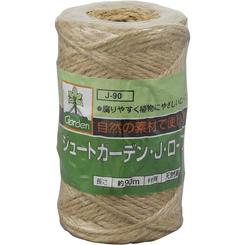 用途 ●植物にやさしい天然素材のロープ。 仕様 ●長さ(m)：90000 材質 ●ジュート麻 質量・質量単位 ●0.14kg 【メーカー名】（株）タカショー 【メーカー品番】J-90 【法人限定商品】※下記注意事項を事前にご確認ください。 ...