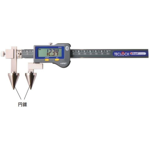 特長 ●軽量で使いやすいデジタルピッチノギスです。 ●Bluetooth内蔵によりワンタッチでPC・タブレットにデータ送信が可能です。 ●SmartMeasureLite（無償版）によりパソコンへ簡単取込みできます。 ●SmartMeasu...