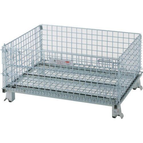 特長 ●クロムフリー表面処理をしています。（環境対応品） ●折りたたみが簡単です。 ●積み重ねができ、スペースも節約できます。 ●丈夫で軽量です。 ●キャスターを取り付ければ運搬車にもなります。 ●フォークリフトによる荷役が容易にできます。...