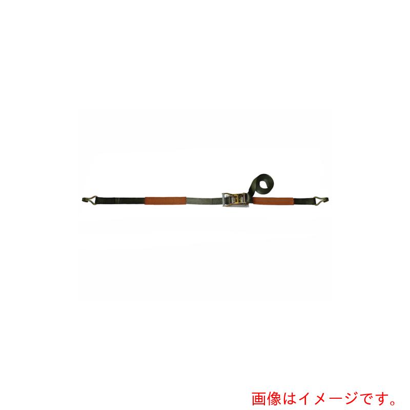 特長 ●軽負荷用から重量物までしっかり固定します。 ●保護スリーブ、バックルシート込みでこの低価格を実現しました。 ●1ケース/6台入り ●JIS規格品と同強度になります。 用途 ●輸送時の荷崩れ防止 仕様 ●ベルト寸法(mm)幅×厚さ：5...