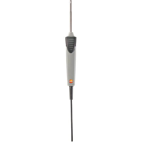 特長 ●K熱電対外付けの測定器に対応しており、測定範囲が広いのが特長です。 仕様 ●測定温度範囲(℃)：-60?400 ●応答：25秒 ●ケーブル：1.2m ●115×φ4mm ●-40?+400℃ ●精度：±2.5℃ ●K熱電対タイプの温...