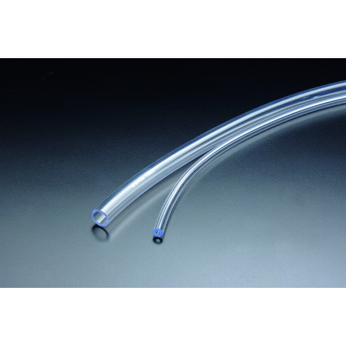 特長 ●塩ビ系エラストマーチューブで、耐薬品性の良い透明性の高いチューブです。 ●可塑剤にDOPを使わないため環境への影響の少ない製品です。 ●機械強度・耐久性に優れます。 ●豊富な寸法の在庫があります。 仕様 ●内径(mm)：2 ●外径(...