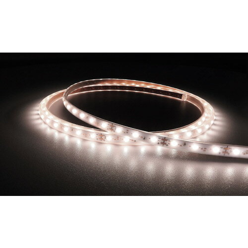 特長 ●DC24Vテープライトです。 ●品質安定性の高い日亜化学工業製LEDを使用しています。 ●超軽量で幅13.6mmのため、狭い箇所にも取付可能です。 用途 ●間接照明、棚下照明、ライン照明に。 ●店舗照明やホテルの照明に。 仕様 ●明...