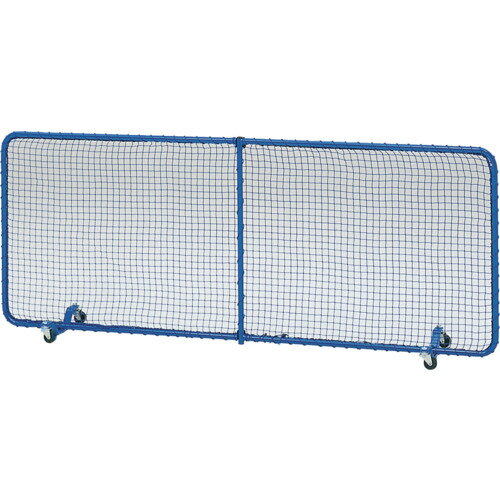 特長 ●脚部は回転式で綺麗・コンパクトに収納可能!、移動に便利なキャスター付です。 ●コーナーにも設置可能な二つ折りタイプです。 仕様 ●幅(cm)200,高さ(cm)80,奥行(cm)35,重さ(kg)6,材質スチール22mm、ネット:ポ...