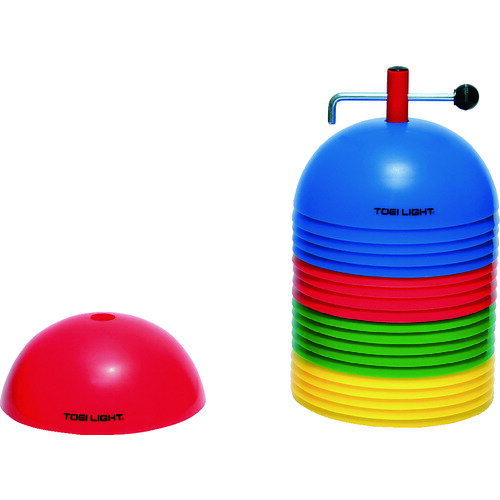 特長 ●フロアやグランドにセットし、その周りを走ったり、フィールドドラインやゴールラインの目印にしたりと何でも使えるマルチコーンです。 ●収納に便利な芯棒付きです。 用途 ●現場・工場内での目印・標示に。 仕様 ●幅(mm)：200 ●高さ...