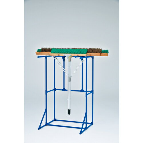 特長 ●ブラシ部を傷めず整理できます。 ●支え棒付コートブラシやレーキ等の収納に便利です。 仕様 ●幅(cm)100,奥行(cm)90,高さ(cm)160,重さ(kg)約10,材質スチール入り非塩ビ樹脂コートパイプ(直径28mm) ●コート...