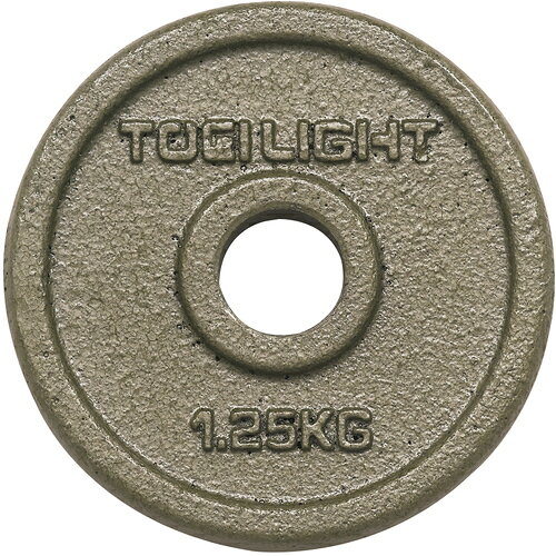 特長 ●傷の目立ちにくいハンマートーン塗装仕上です。 仕様 ●内径(mm)29 ●1.25kg×2枚1組 ●内径29mm ●ホール(穴)タイプではありません。 質量・質量単位 ●2.5kg 【メーカー名】トーエイライト（株） 【メーカー品番...