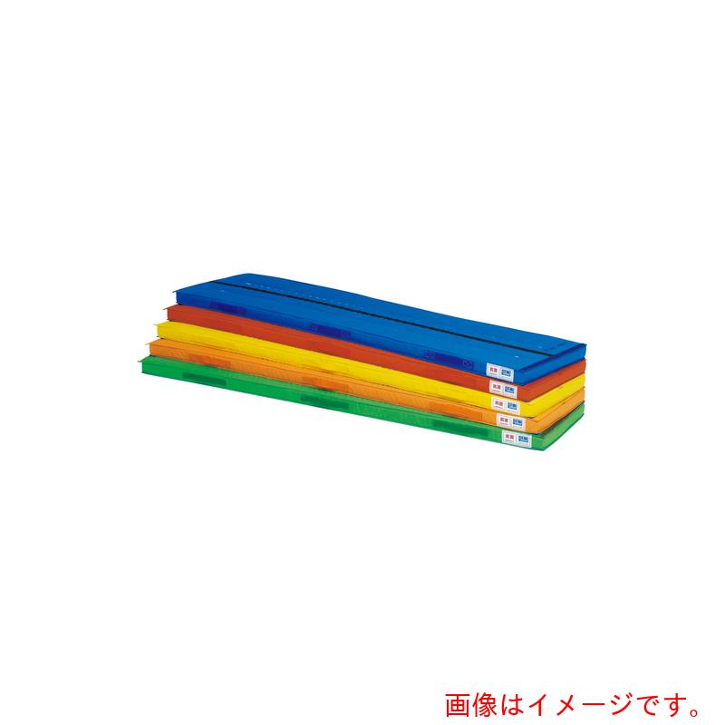 特長 ●裏面すべり止め付 ●幅50cmの連結式カラーマットセンターライン入りで開脚前後転の初期練習に適しています。 仕様 ●カラー黄 ●幅(cm):50 ●長さ(cm):200 ●厚さ(cm):6 ●重さ(kg):7.7 ●材質:外被:ペッ...