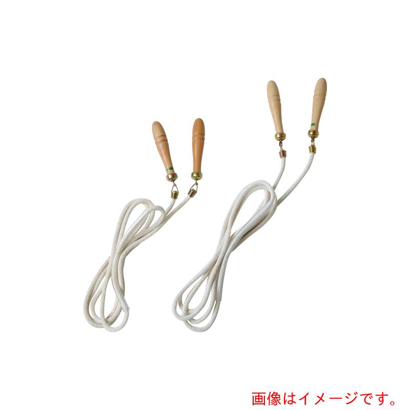 特長 ●子供用 ●木製回転式グリップ ●長さ調整可能 仕様 ●全長(m）2.5 ●グリップ(cm):13.2 ●重さ(g):134 ●材質:ロープ：綿金剛打8mm(中央ビニールチューブ付)、グリップ：木製 ●SG基準認証品 質量・質量単位 ...
