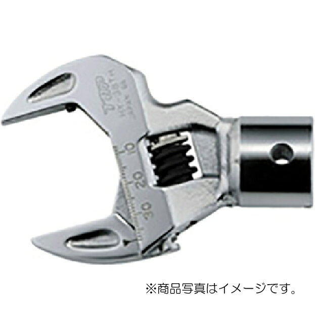 ●プリセット形トルクハンドルへの差し込み方向を変えられますので振り幅スペース30°でトルク締め作業が出来ます（一般的なモンキ形トルクレンチでは振り幅スペース60°必要です）。 ●2つのウォームで下あごのラック部分を挟み込むガタなしウォーム（...