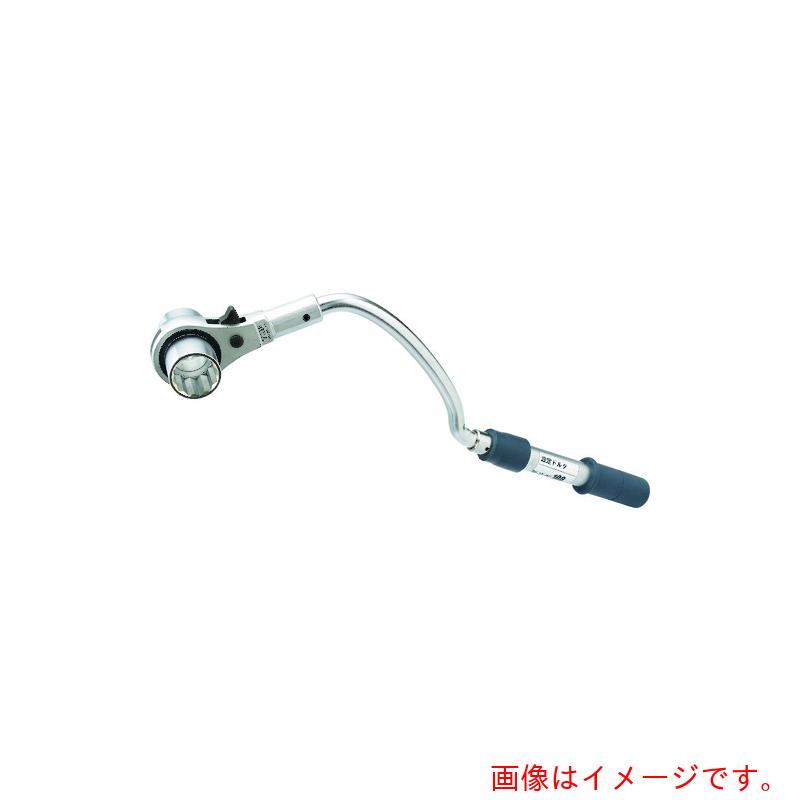 特長 ●水道本管のフランジボルト・ナットの締め付けに便利です。 ●弓形ハンドルにより狭い管路も容易に締め付け可能です。 ●トルク機構で「カツン」と鳴り、首が折れたら締め付け完了です。 ●防水グリップ付単能型トルクレンチです。 ●ギア歯数48...