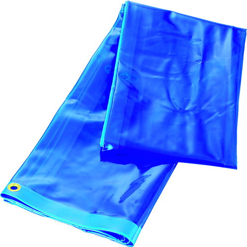 【特長】 ●溶接遮光フェンス用の替シートです。 ●厚さ×幅×長さ（mm）： 0.35×1970×1970 ●色： 青 ●（公財）日本防炎協会防炎性能試験番号取得済AT860027 ●材質： 防炎軟質塩化ビニールフイルム ●質量： 2.15k...