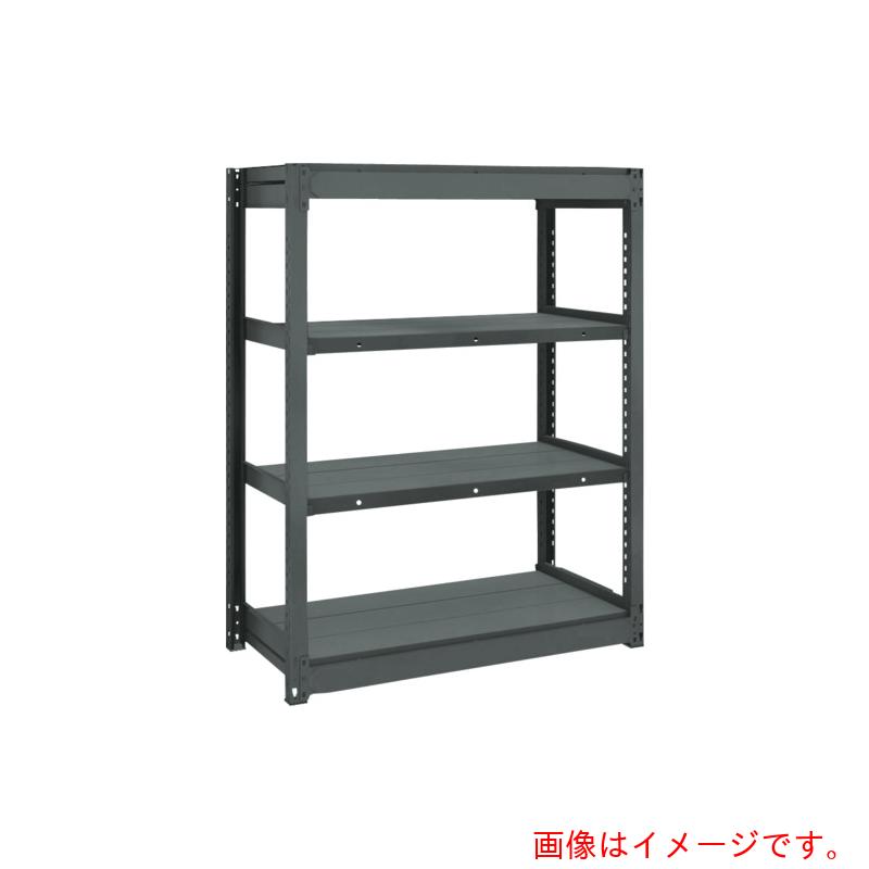 仕様 ●間口(mm)：1242 ●奥行(mm)：340 ●高さ(mm)：1200 ●有効間口(mm)：1160 ●色：ブラック ●棚段数(段)：4 ●均等積載量(kg/段)：100 ●最大積載量(kg/台)：1500 ●棚板調整ピッチ(mm...