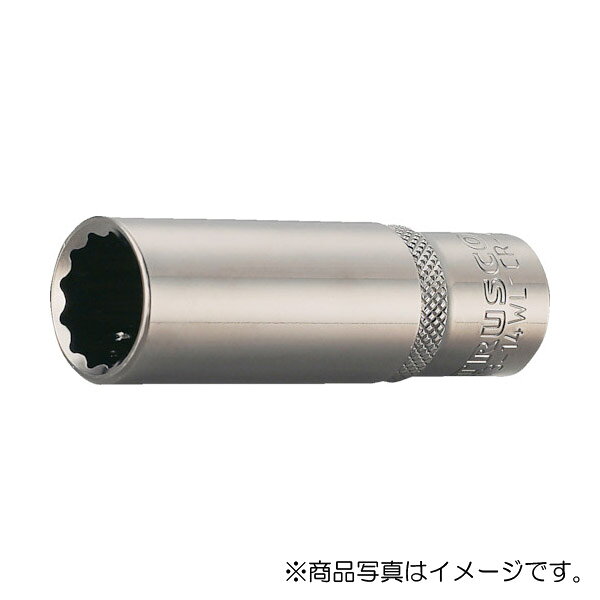 【特長】 ●ノンクロムメッキ処理で、環境に優しいです。 ●12角設計で、作業しやすいです。 ●深い箇所のナット、およびボルトが突き出したナットを回すのに最適です。 ●差込角（mm）： 9.5 ●対辺寸法（mm）： 12 ●全長（mm）： 6...
